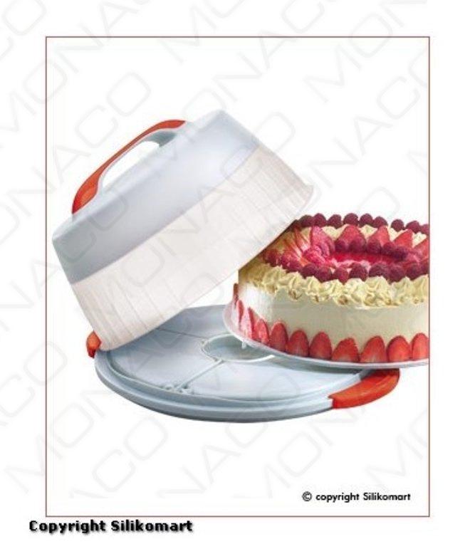 Chlazený box na dorty plast, přenosný prům.40,v.20cm | Monaco Int. s.r.o.