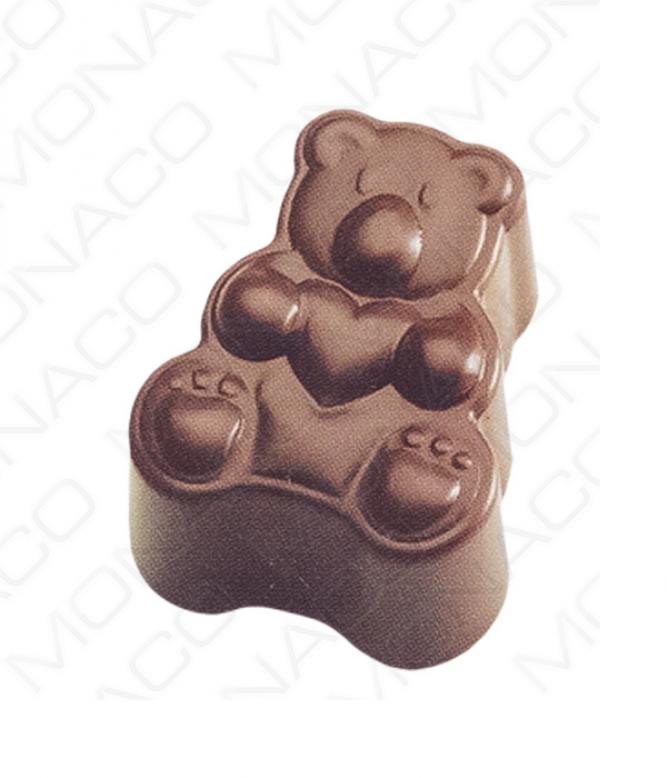 Forma na pralinky (medvídek 10g) 3x7 tvarů/forma | Monaco Int. s.r.o.